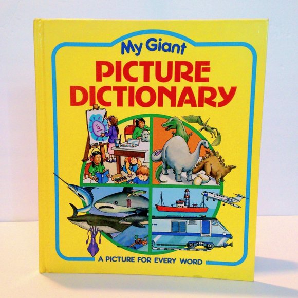Vintage | Other | My Giant Picture Dictionary Hardcover Book Robert ...